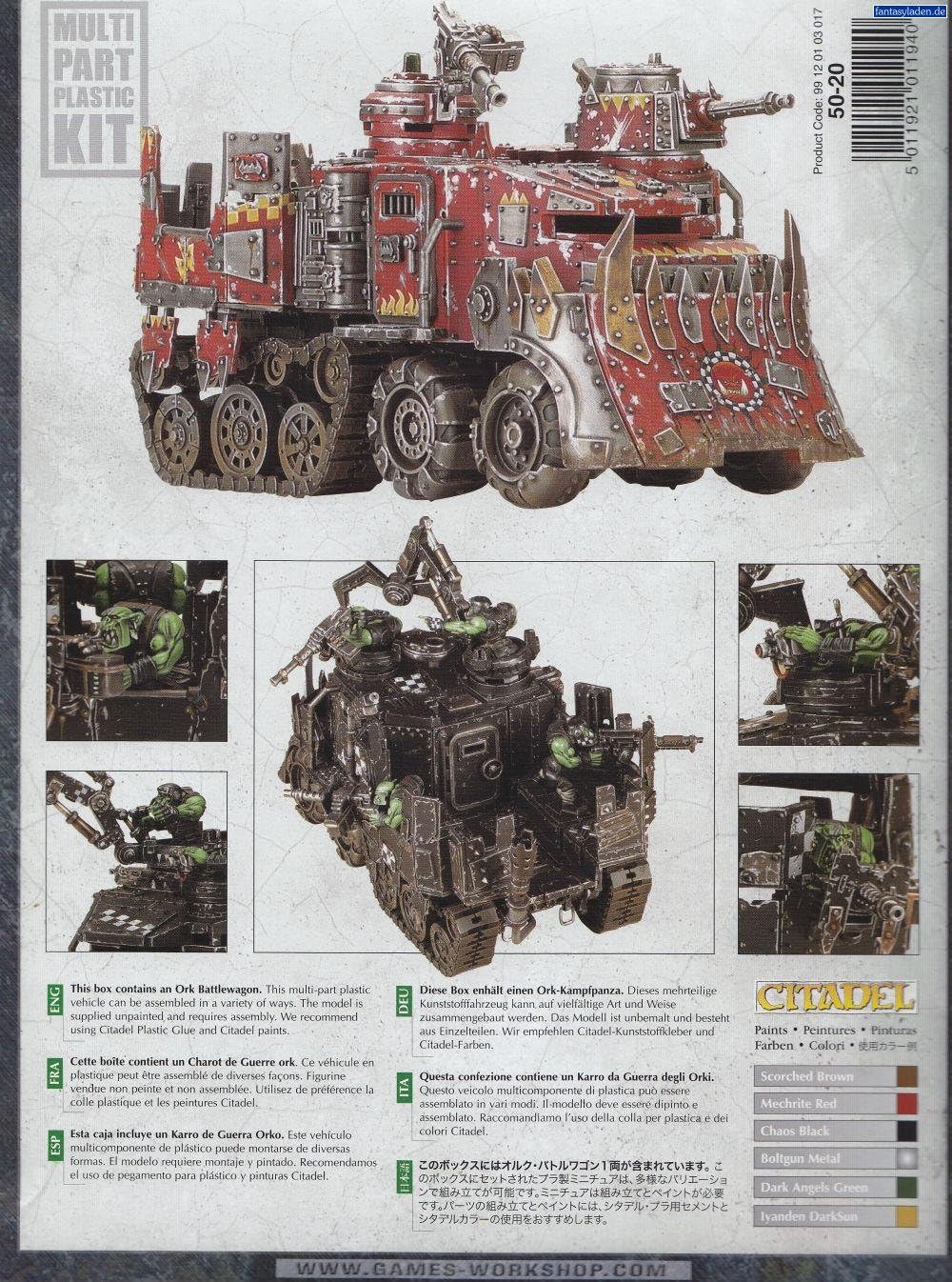 Games Workshop 99120103017" Warhammer 40K Space Ork Battlewagon 2009 ...