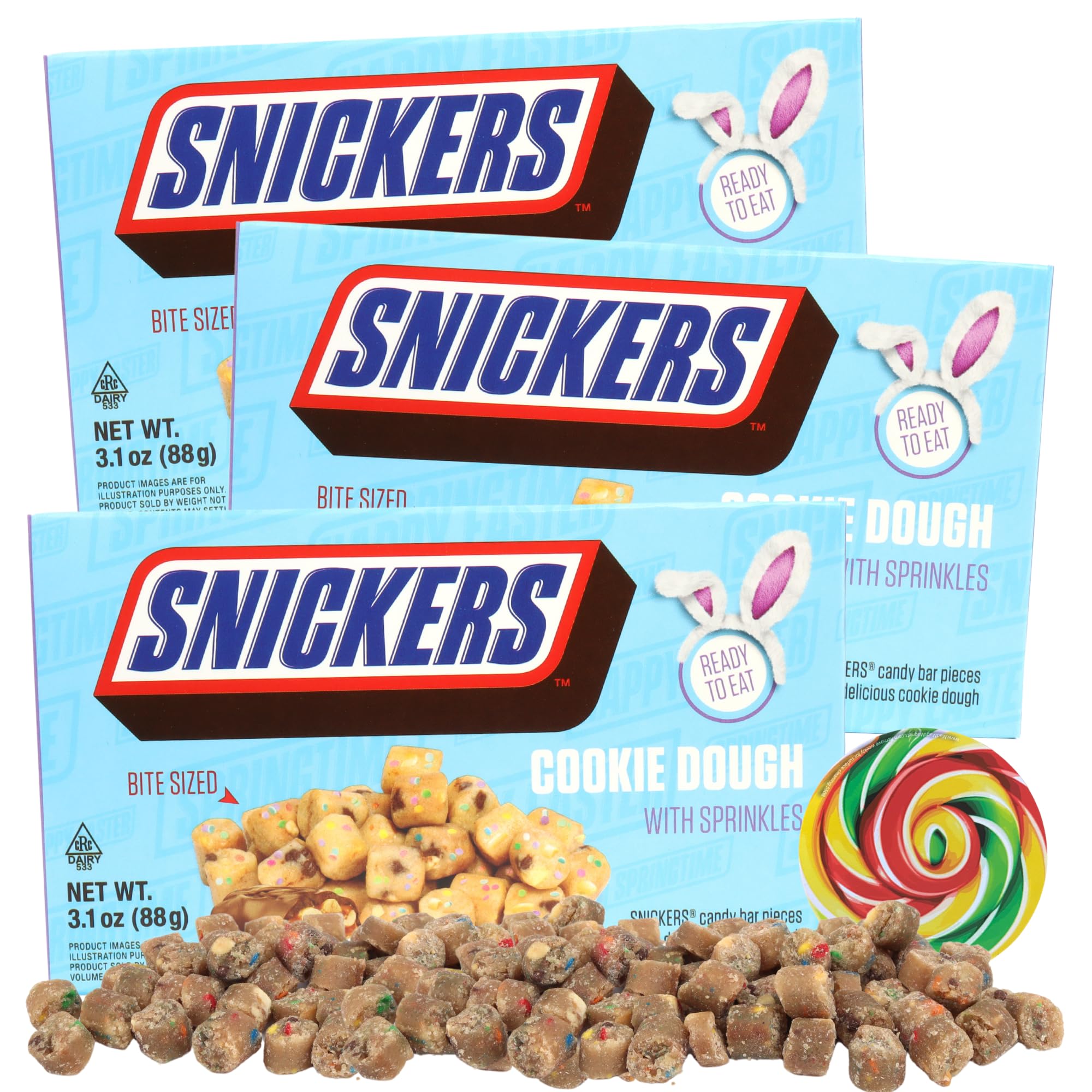 Snapklik.com : Snickers Edible Cookie Dough, Limited Edition Easter ...