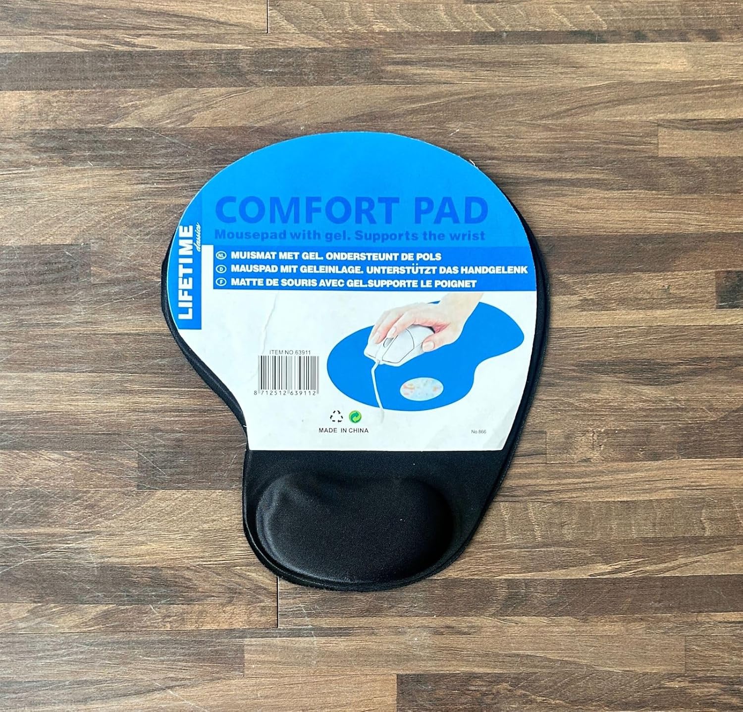 Computer Nation G01 Mouse Pad - Black | Mice Gel Mouse Pad Pack of 4 ...