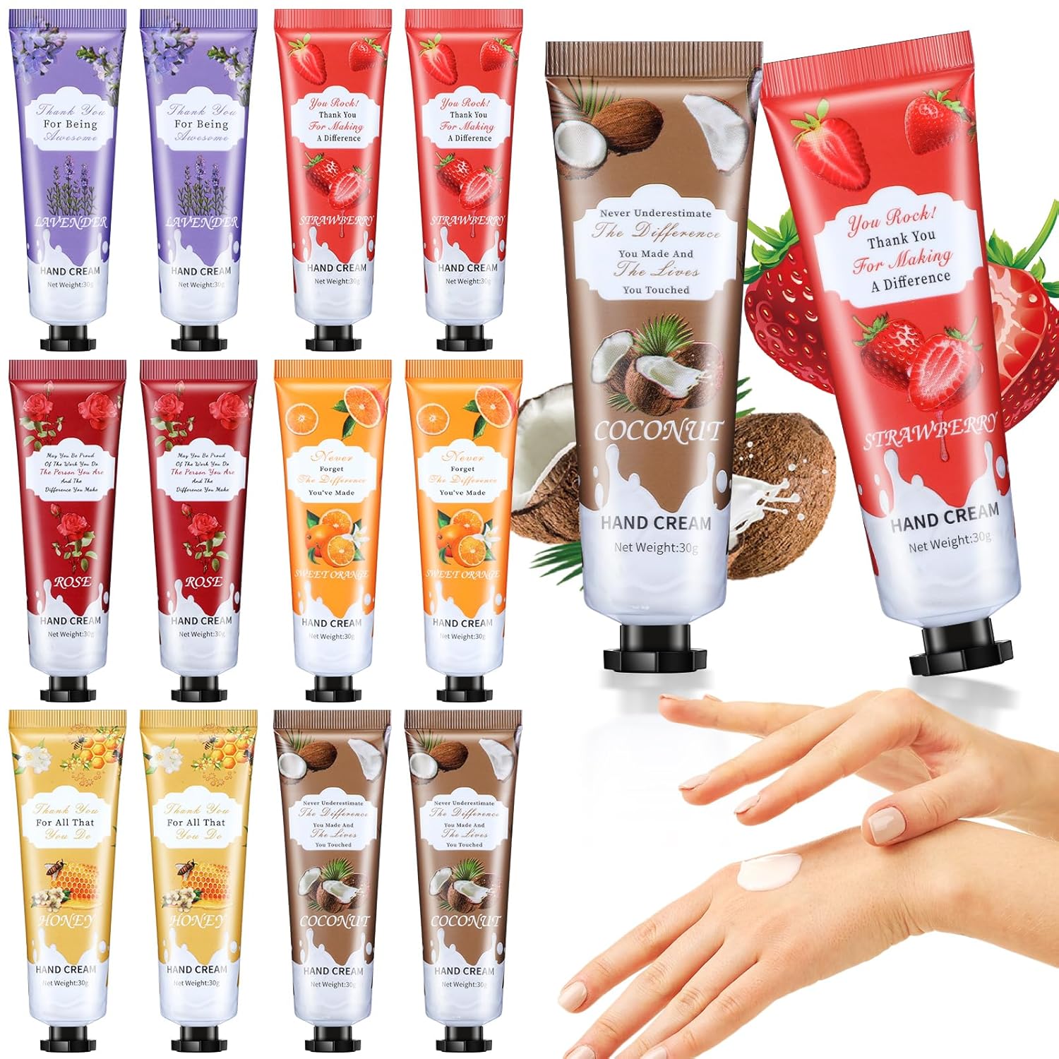 Amazon.com : Swiffen Hand Cream Gift Set Bulk Christmas Appreciation ...