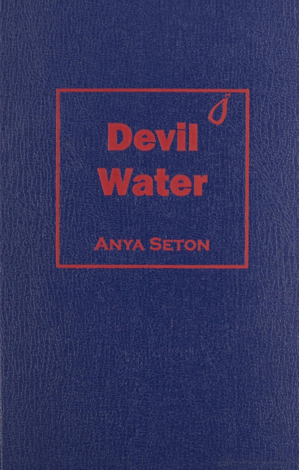 Devil Water: Seton, Anya: 9780848803186: Amazon.com: Books