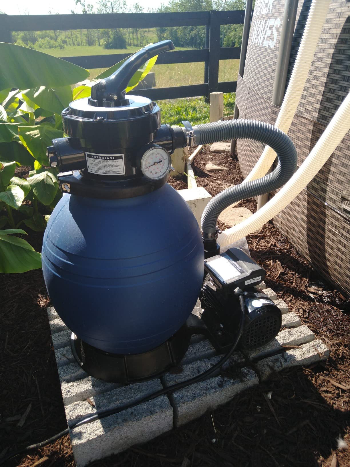 $13/mo - Finance SWIMLINE HYDROTOOLS 16 Inch Pool Sand Filter Pump For ...