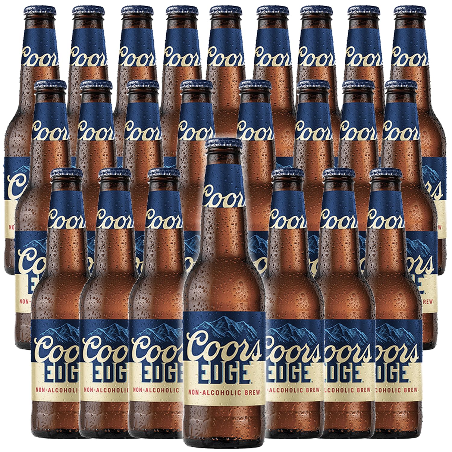 Snapklik.com : Coors Edge Non-Alcoholic Beer - 24 Pack 12oz Bottles ...