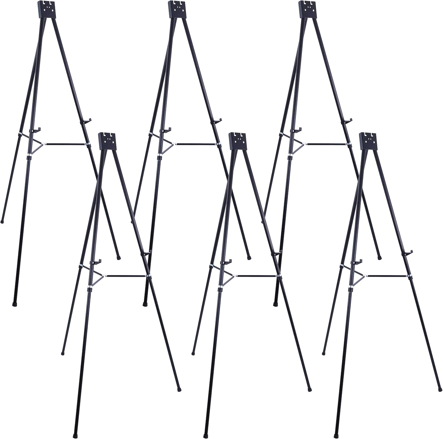 Amazon.com: U.S. Art Supply 70" High Showroom XL Silver Metal Display ...