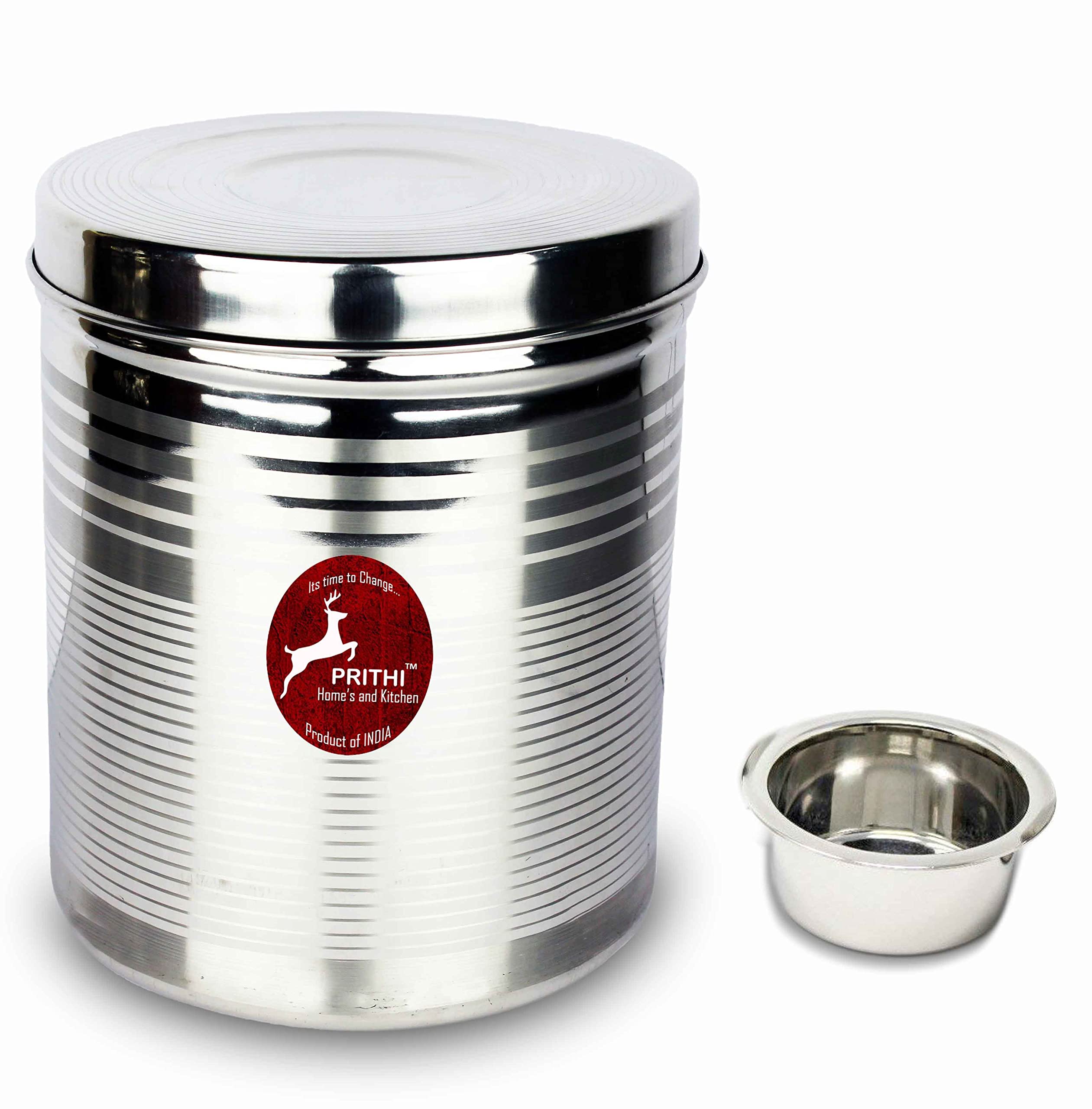Prithi Home's and Kitchen Stainless Steel Idli Dosa Batter Container ...