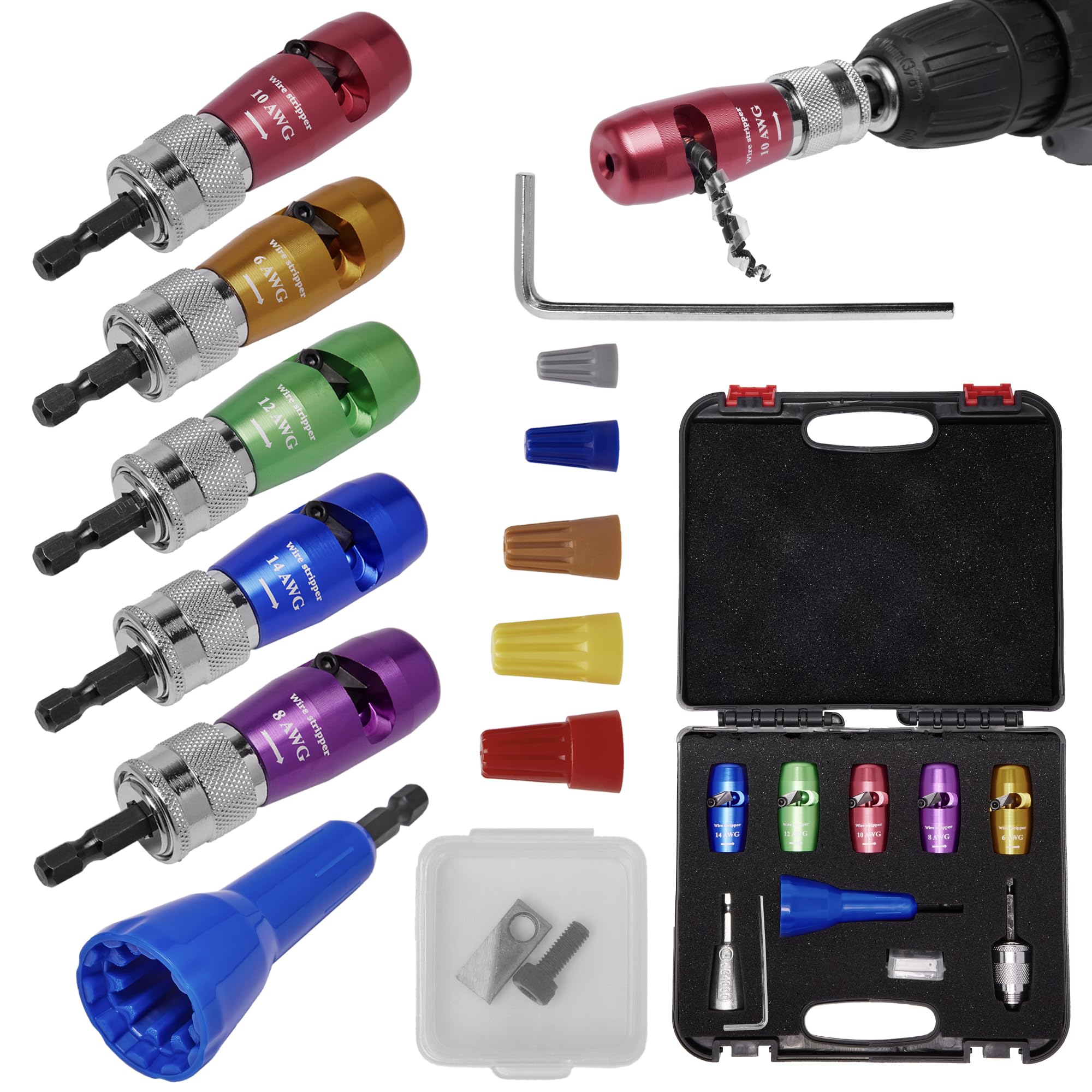 HuuiotPdd Wire Stripping Tool & Wire Twisting Connector, Wiring Pro ...
