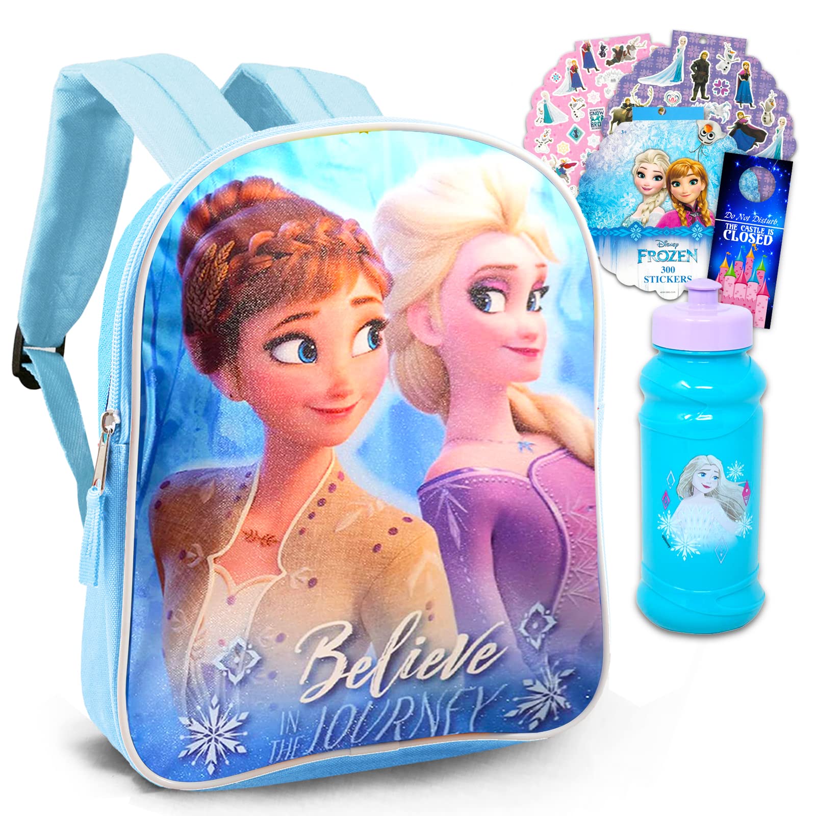 Buy Disney Frozen Elsa Backpack Set For Girls ~ 4 Pc Bundle With Deluxe ...