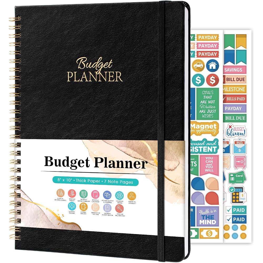 $3/mo - Finance Budget Planner - Budget Book with Bill Organizer and ...