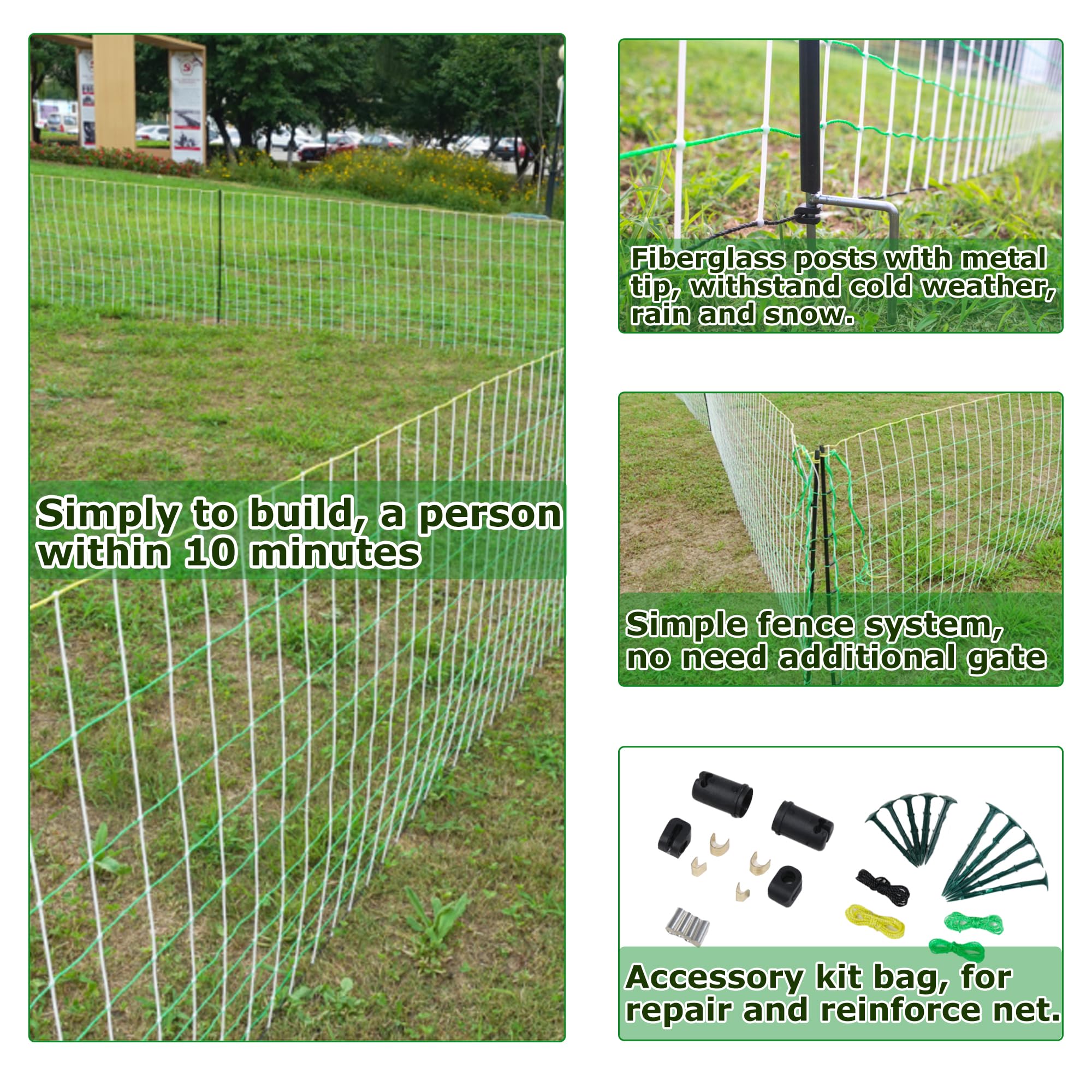 Electrified Chicken Fence Bainbridge Premium Poultry Netting