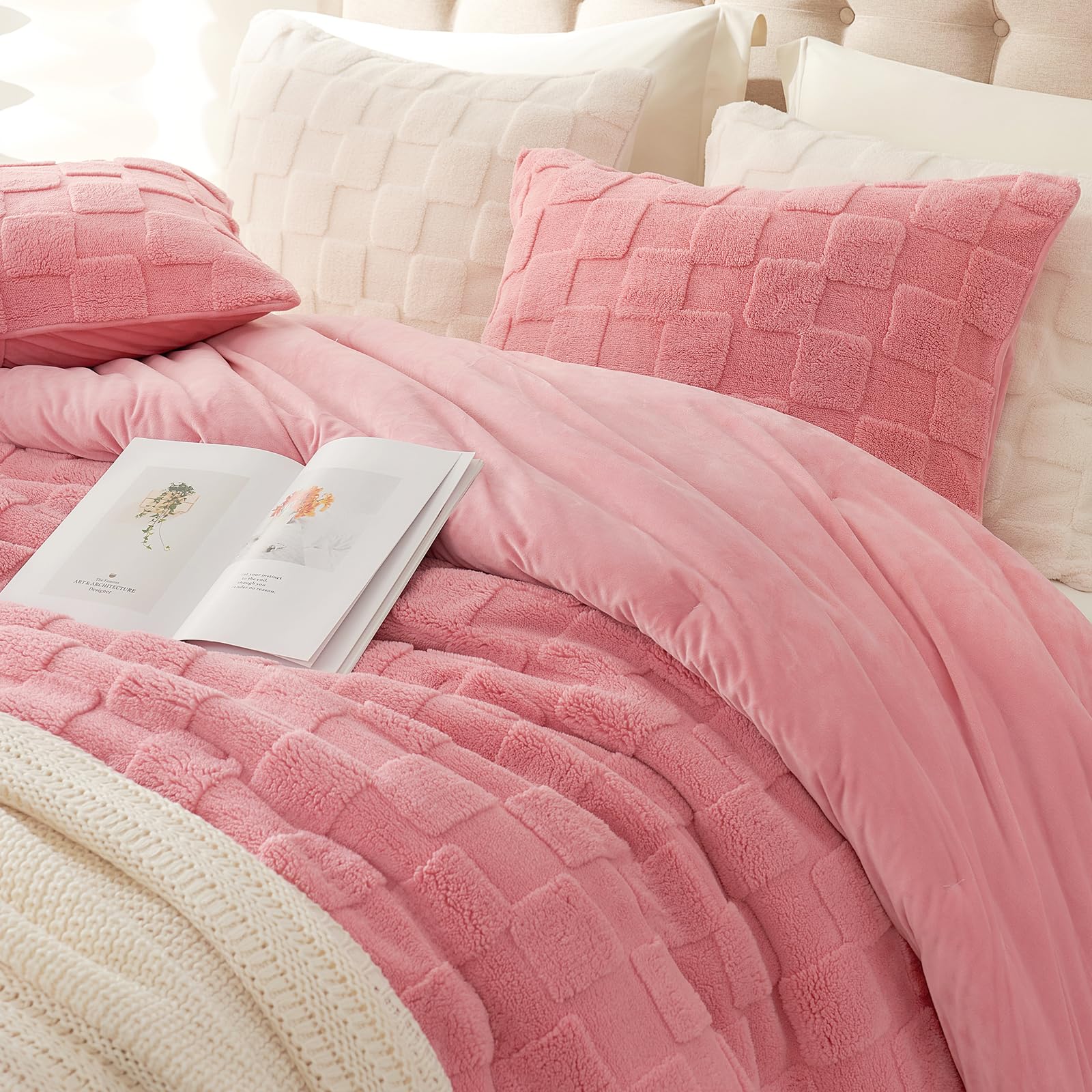 Cozy Bliss Fluffy King Size Comforter Set - Ultra Soft Sherpa Comforter ...