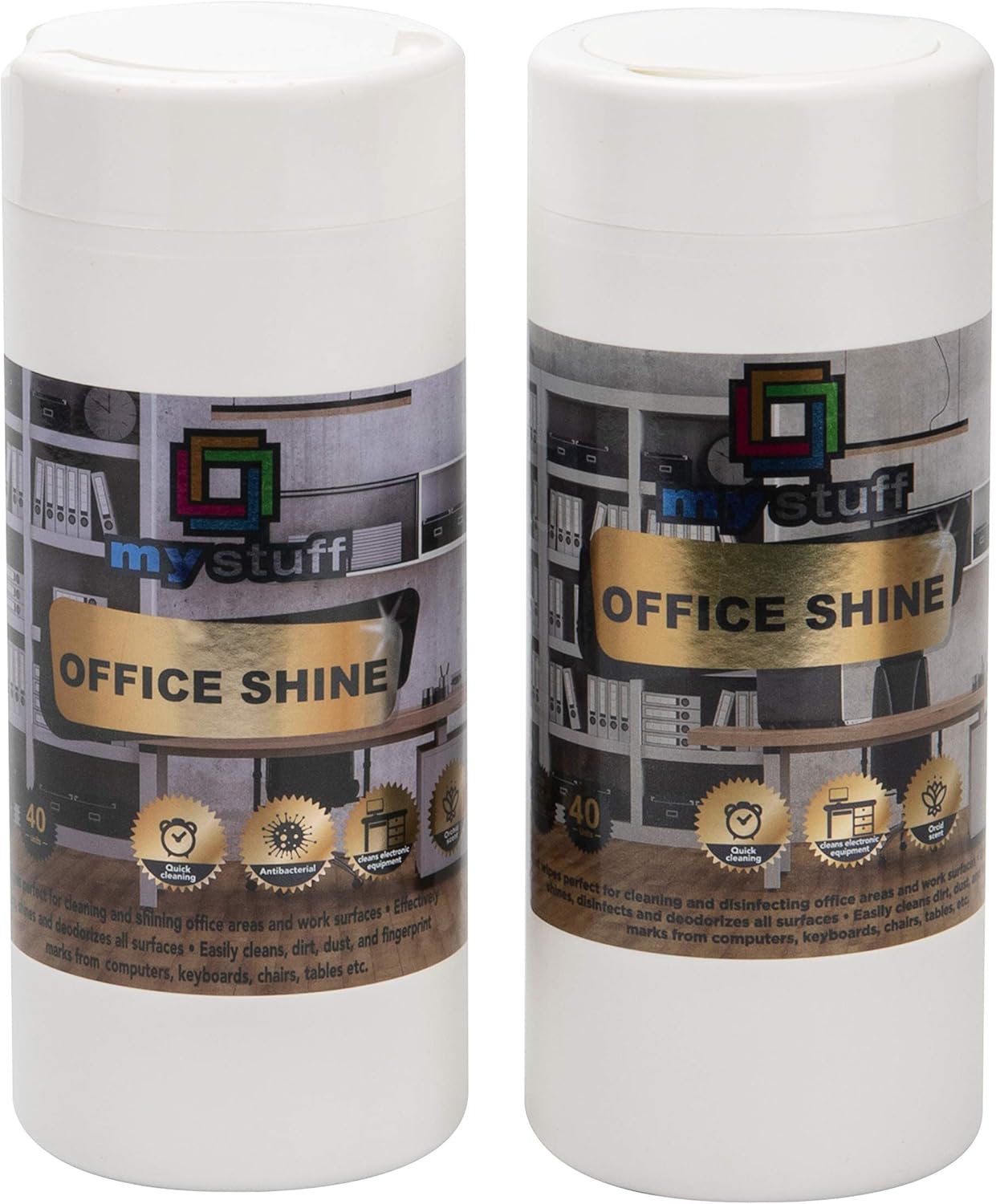 Amazon.com: Mind Reader All- Purpose Office Wipes, Monitor Cleansing ...