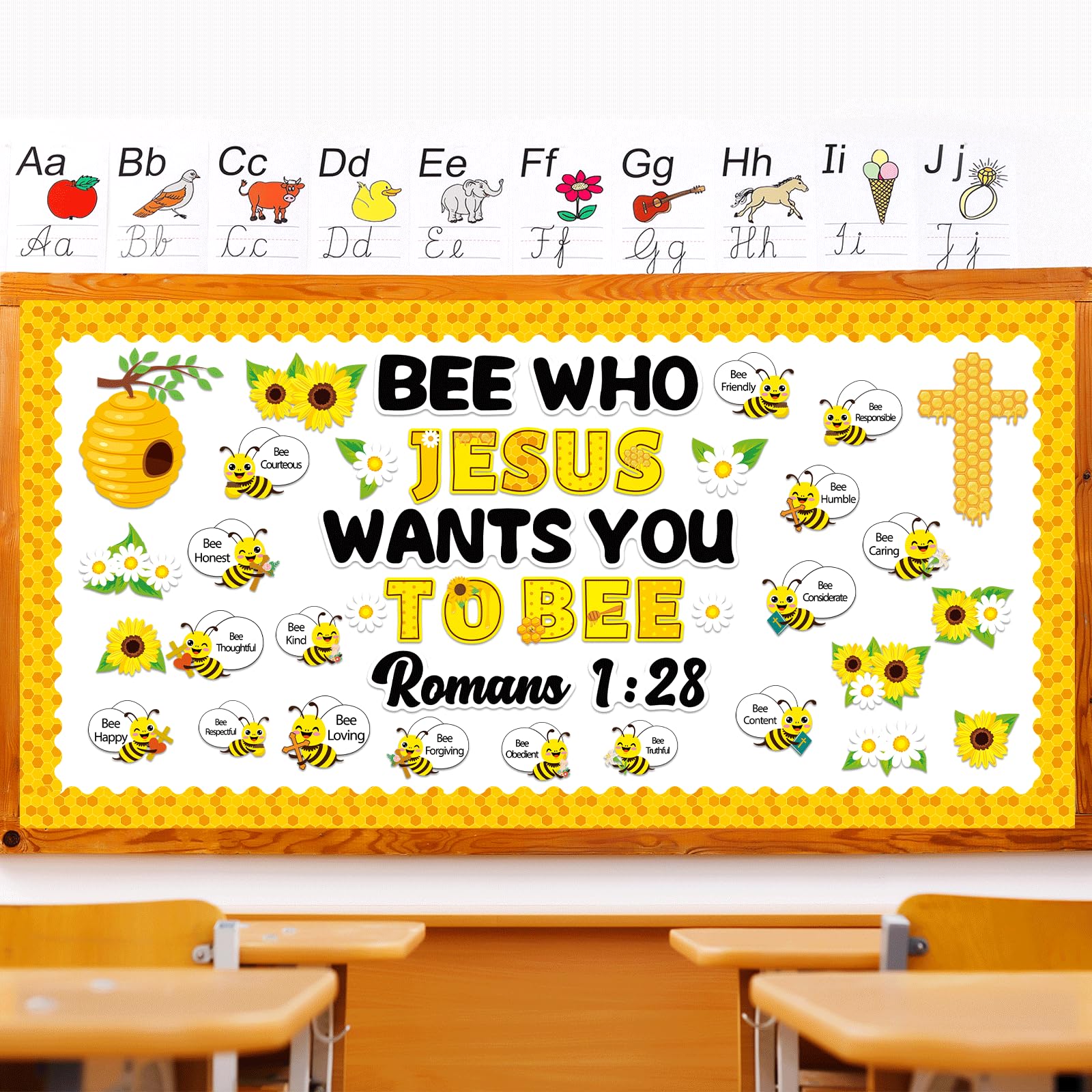 Snapklik.com : Gisgfim Bee Jesus Bulletin Board Decorations Bee Who ...