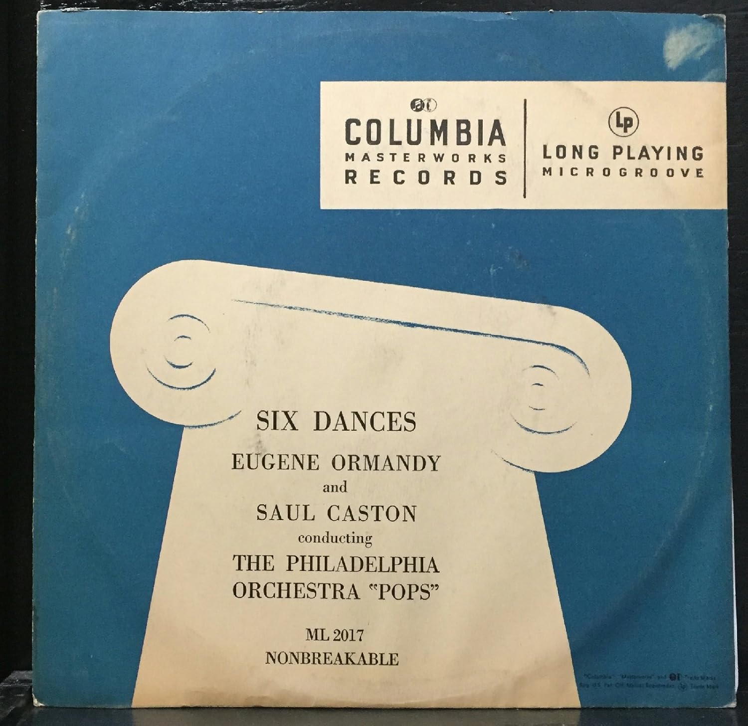 Amazon.com: Eugene Ormandy & Saul Caston Six Dances 10" LP vinyl record : Eugene Ormandy, Saul ...