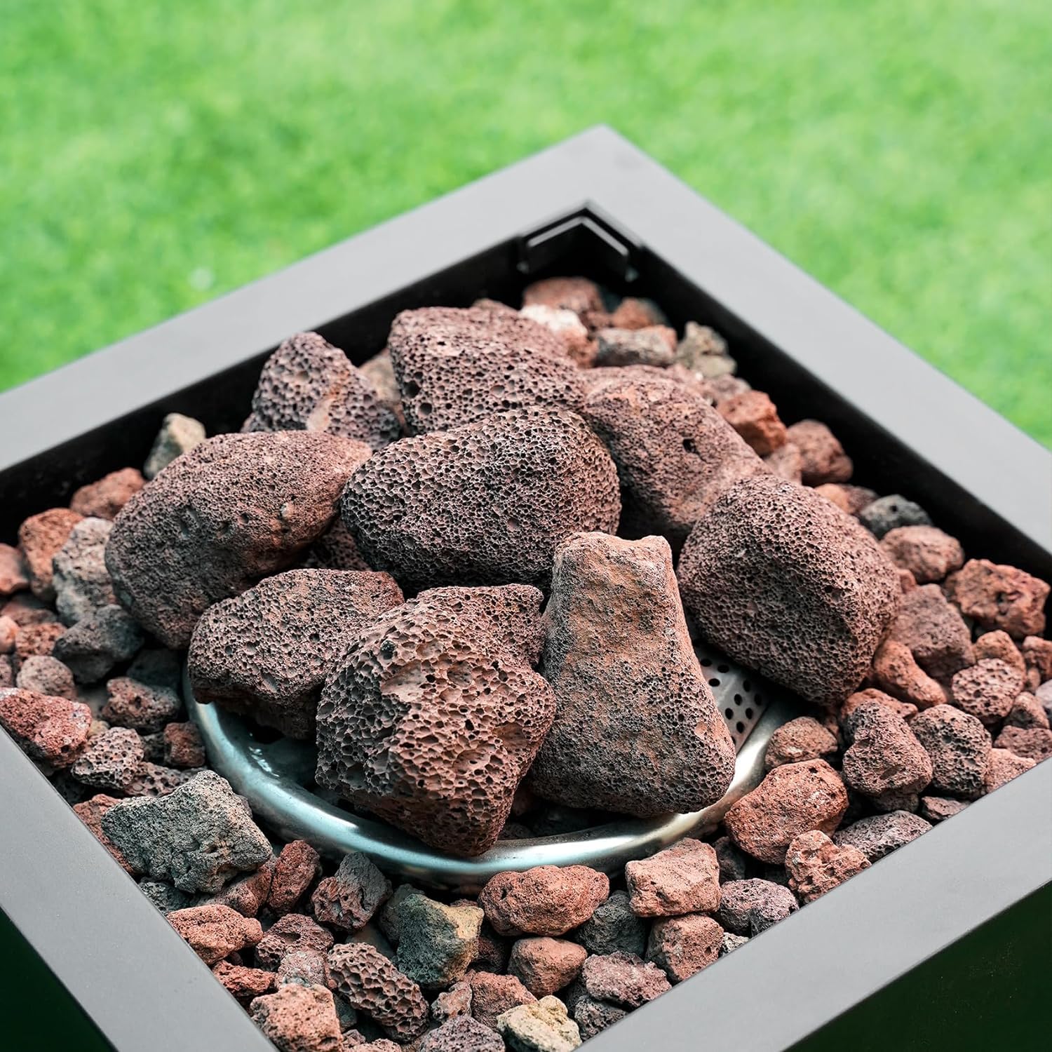 Snapklik.com : Onlyfire Red Lava Rock 10 Pounds Volcanic Lava Stones ...