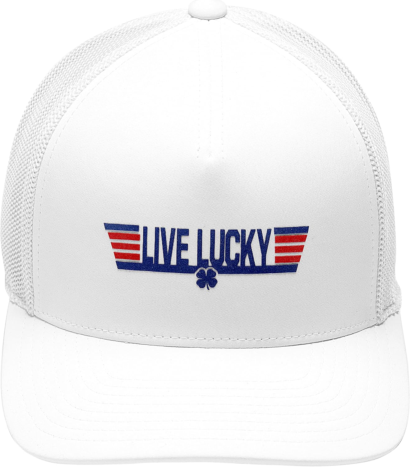 Black Clover Top Gun Adjustable Hat High Density Patch/White One Size ...