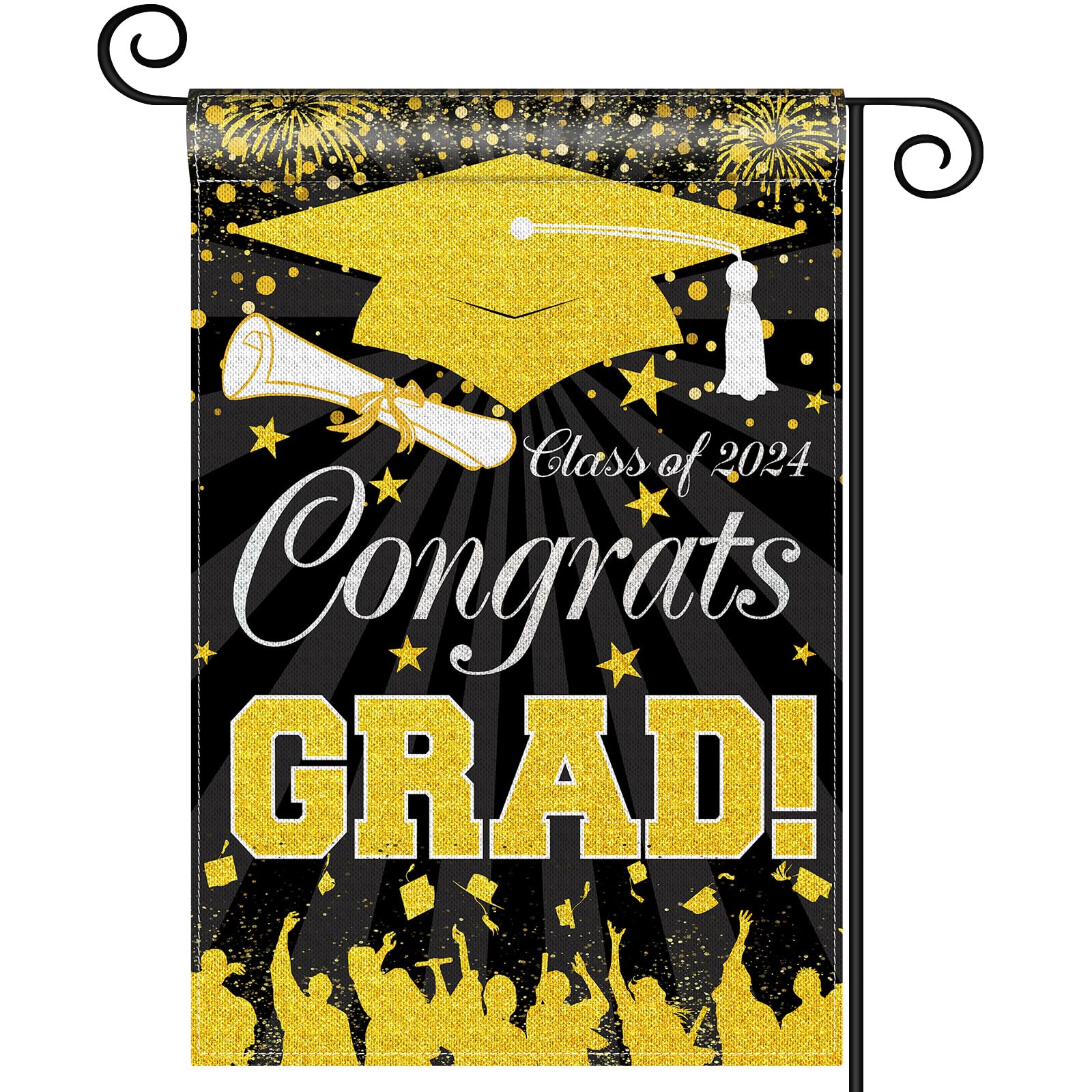 Class of 2024 Graduation Garden Flag 12 x 18 Inch Congrats Grad Garden ...