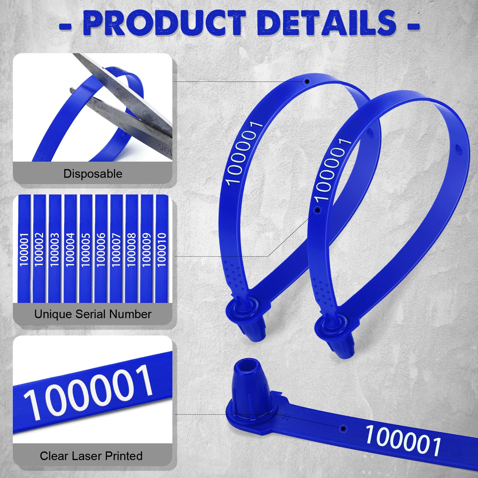 Snapklik.com : Roowest 1000 Pcs Plastic Truck Trailer Door Seals ...