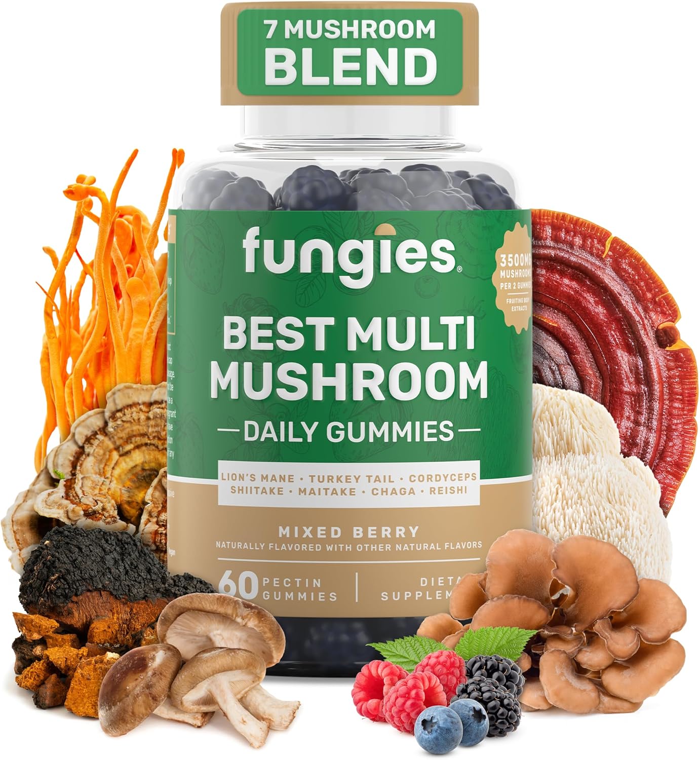 Amazon.com: Fungies Multi Mushroom Gummies for Men & Women - Mushroom ...