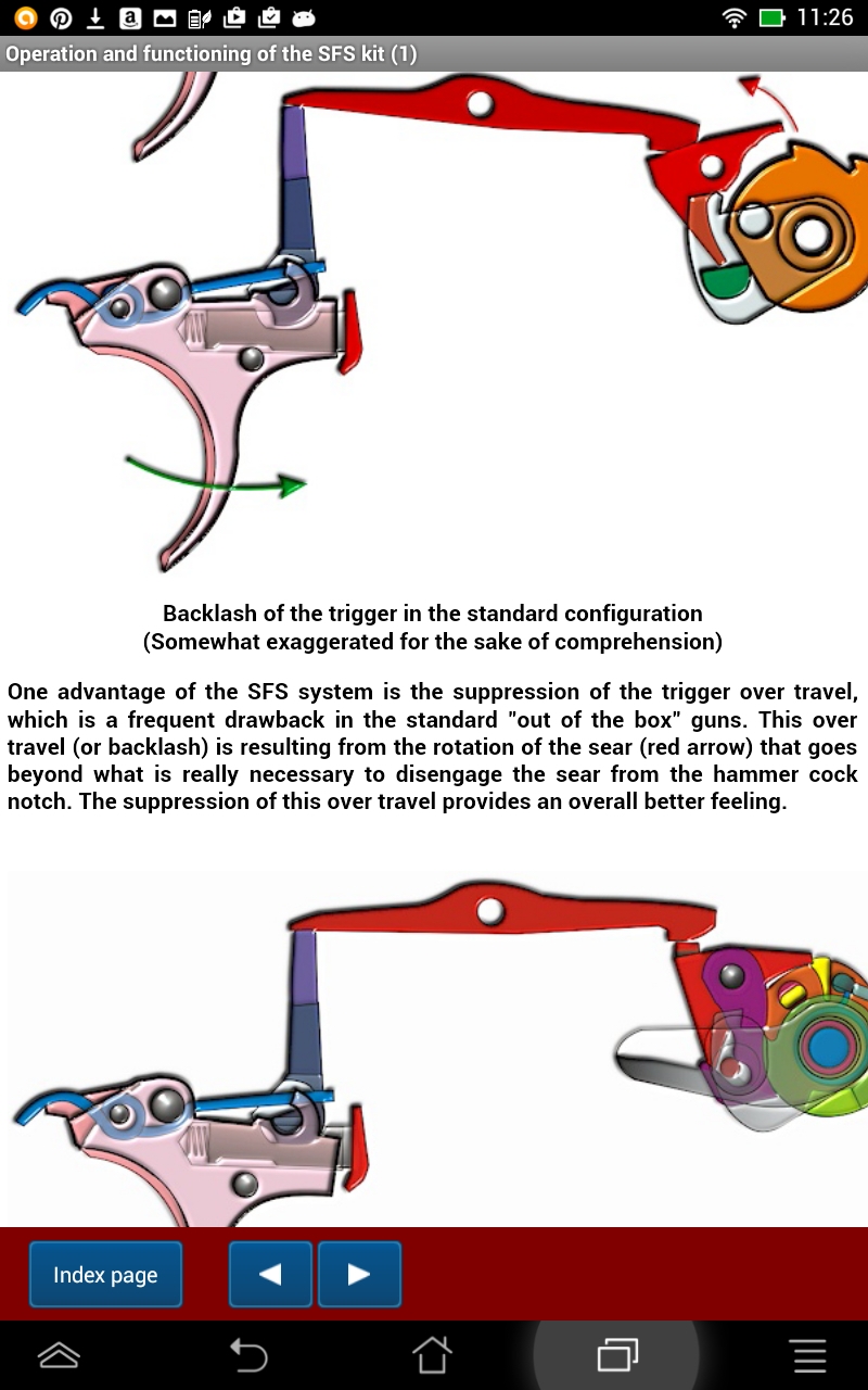 Safety Fast Shooting system (SFS) for Browning Hi-Power pistol ...
