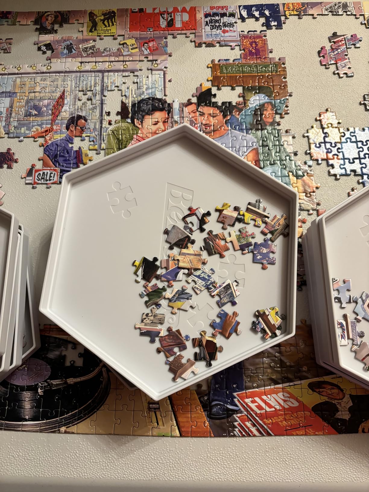 Becko Stackable Puzzle Sorting Trays Jigsaw Puzzle Sorters with Lid ...