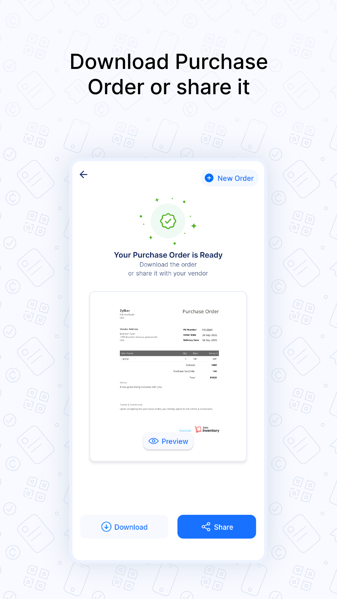 Free Purchase Order Generator - App on Amazon Appstore