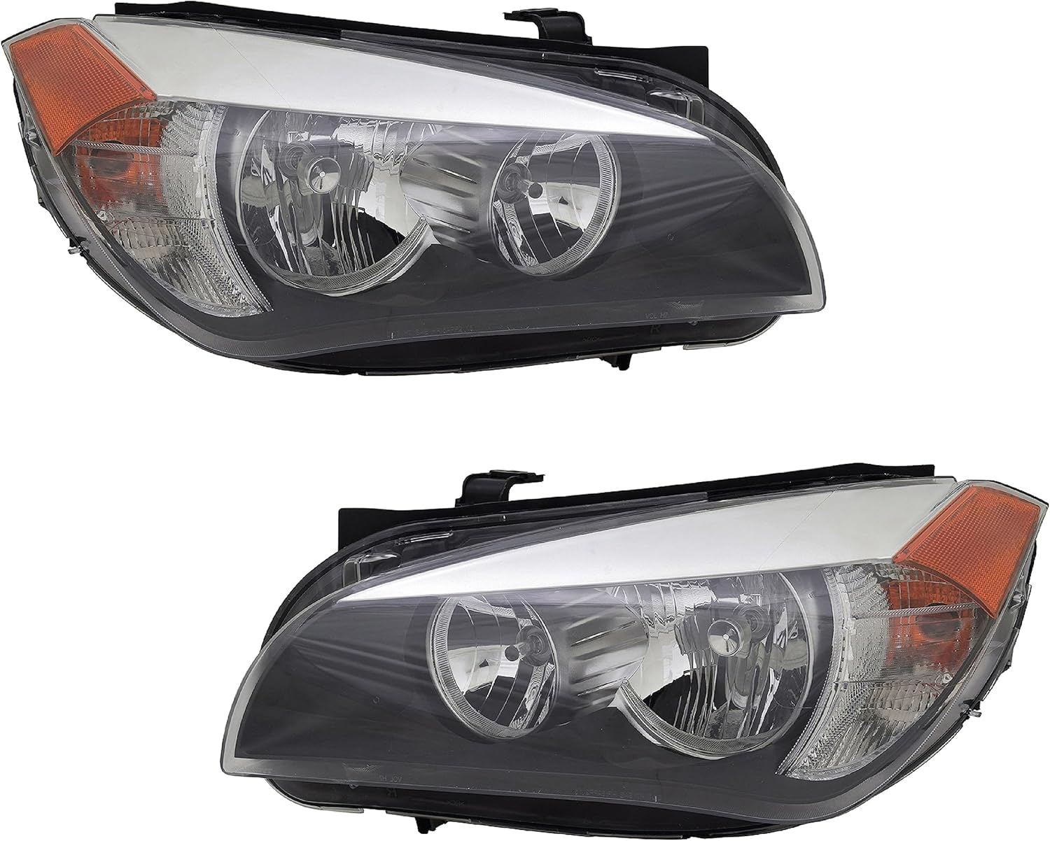 Amazon.com: Compatible With BMW X1 2013-2015 DOT/SAE Compliant, Halogen ...