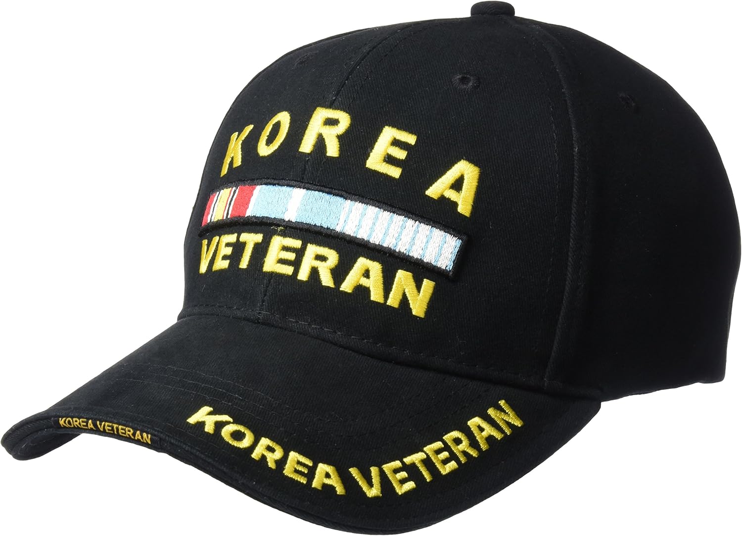 Amazon.com: Rothco Deluxe Korea Veteran Low Profile Cap, Black Korean ...