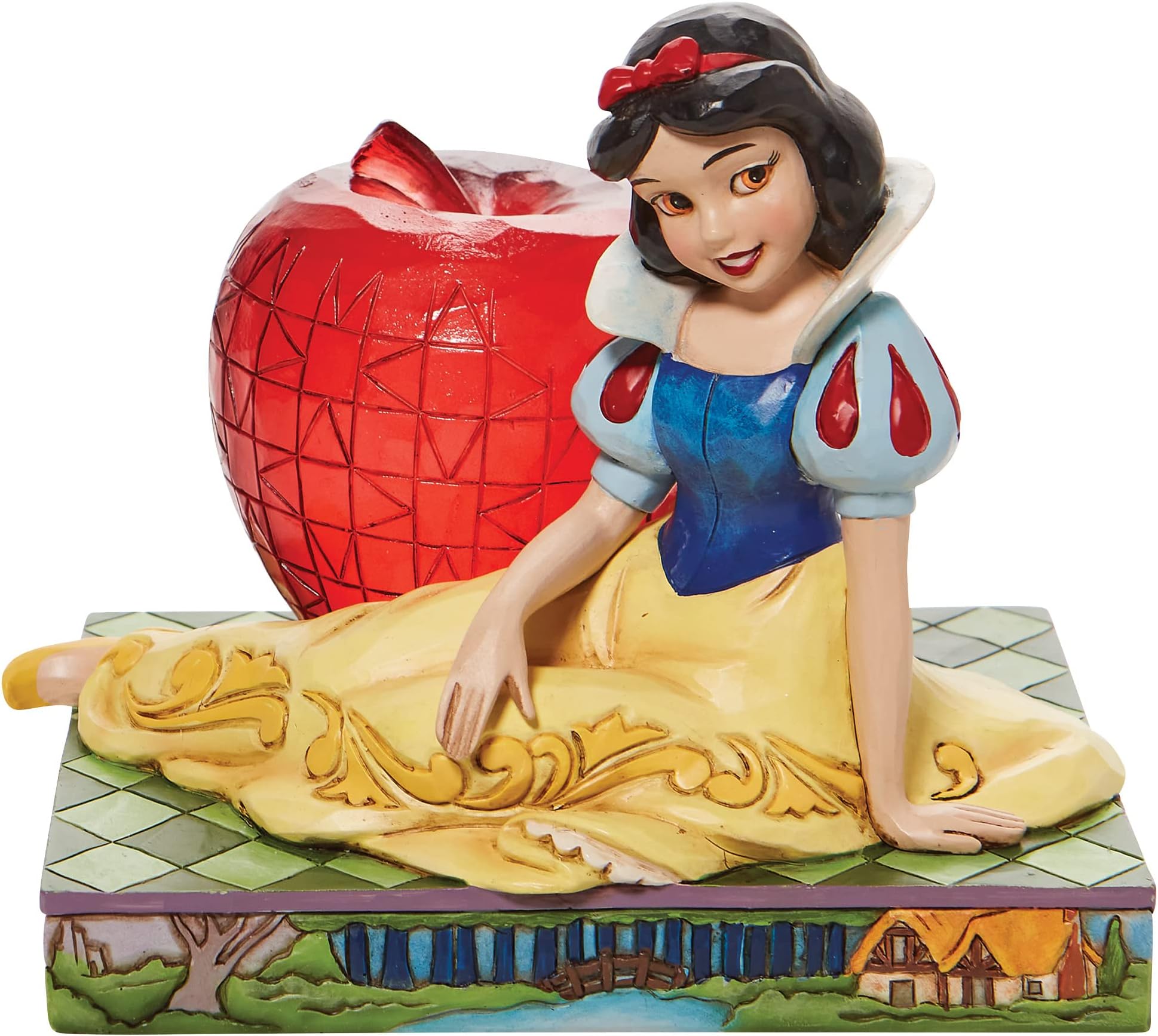 Amazon.com: Enesco Disney Traditions by Jim Shore Carved by Heart Snow ...