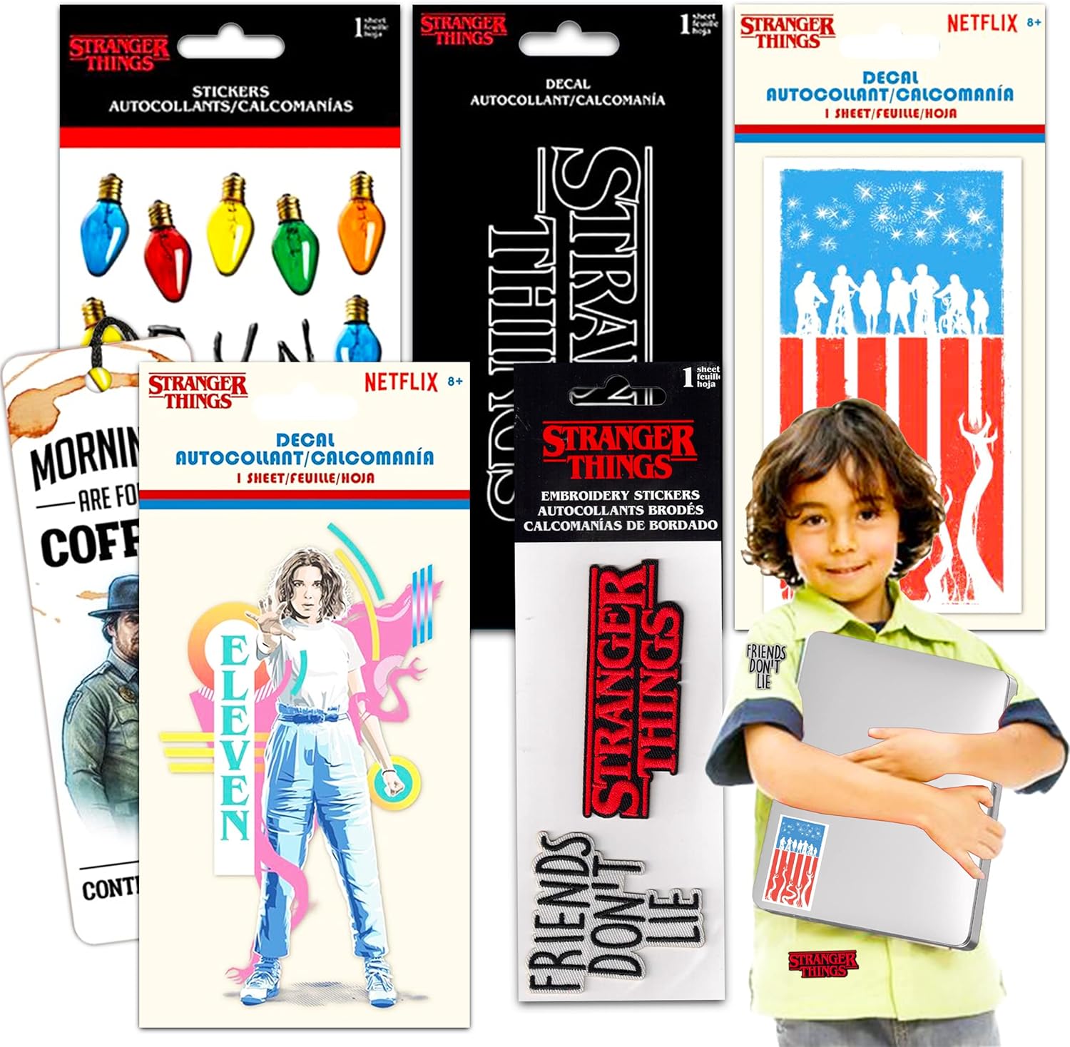 Amazon.com: Stranger Things Stickers Stranger Things Patches Bundle - 6 ...