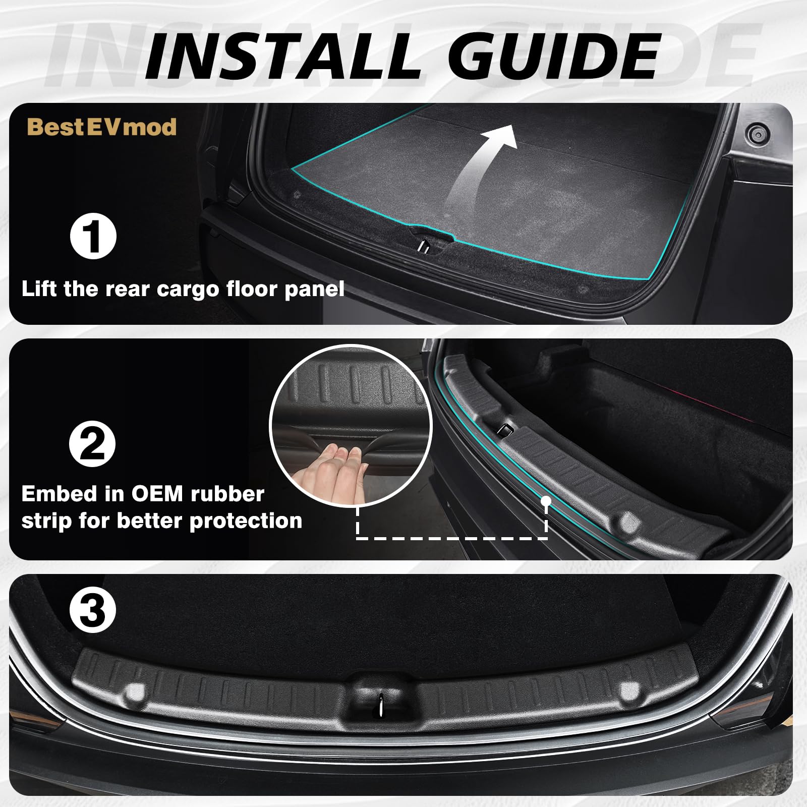 Snapklik.com : BestEvMod 2026 Tesla Model Y Upgrade Rear Bumper & Trunk ...