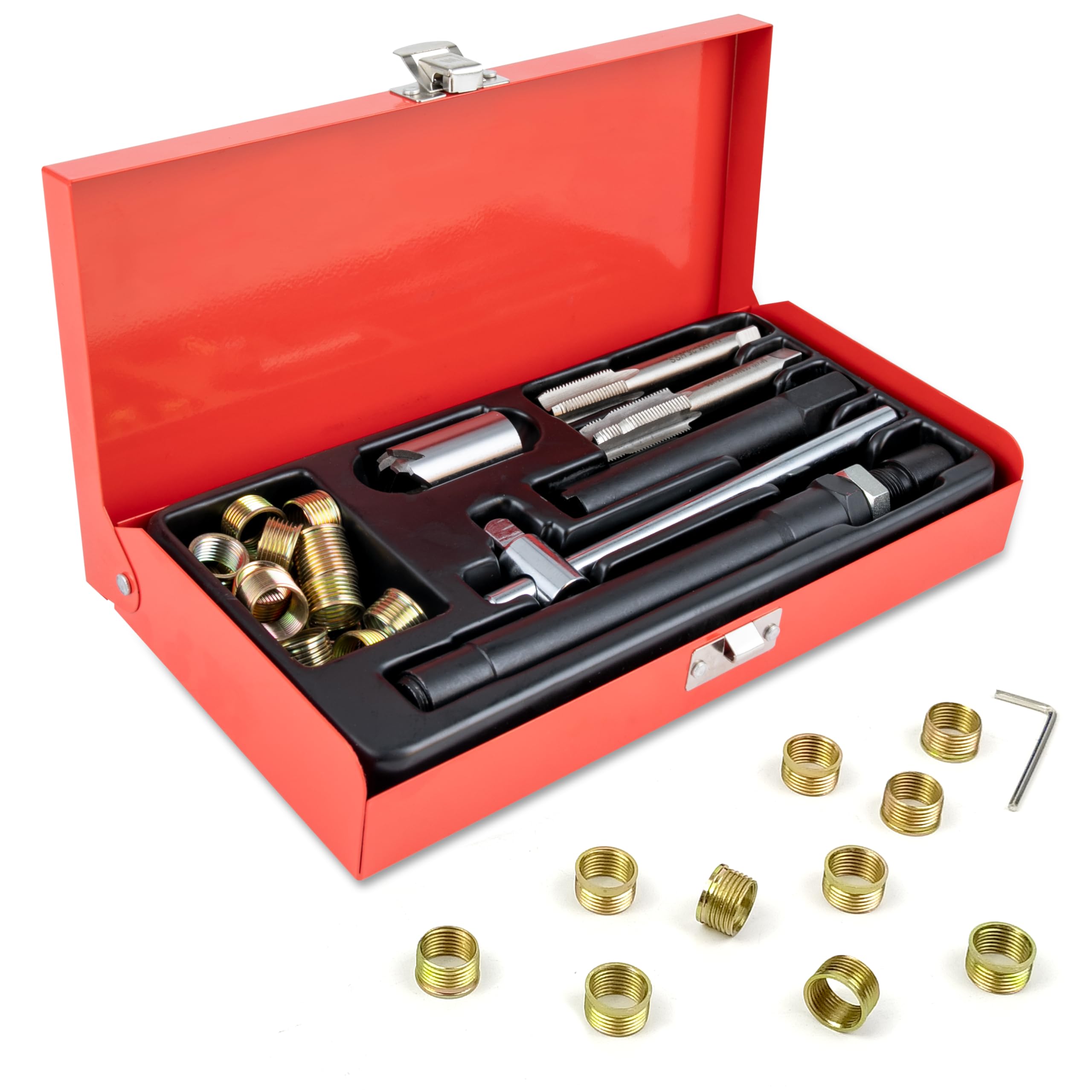 Amazon.com: SENNMONN Spark Plug Thread Repair Kit M14x1.25, 9.4mm&15mm ...