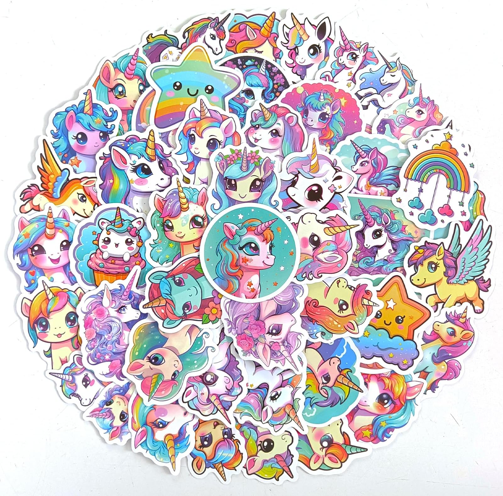 Amazon.com: SEEYEON 60 Yellow Face Stickers, Waterproof Vinyl Cartoon ...