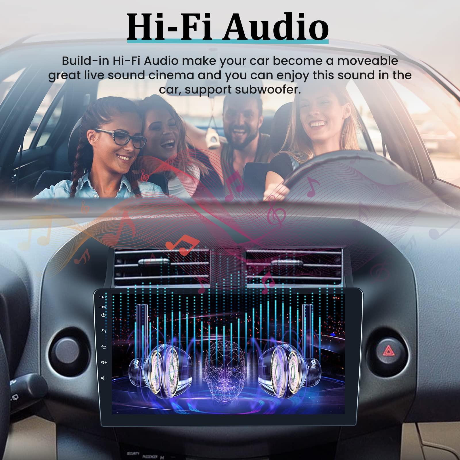 4G+64G Android 13 Wireless CarPlay Car Stereo Radio For Toyota Prius C ...