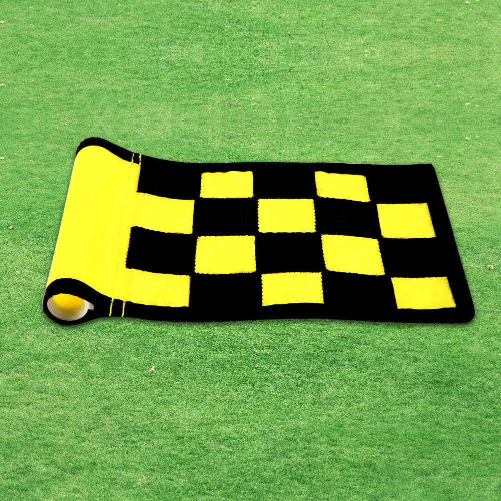 Snapklik.com : Golf Flag, Solid Nylon And Checkered Training Putting ...