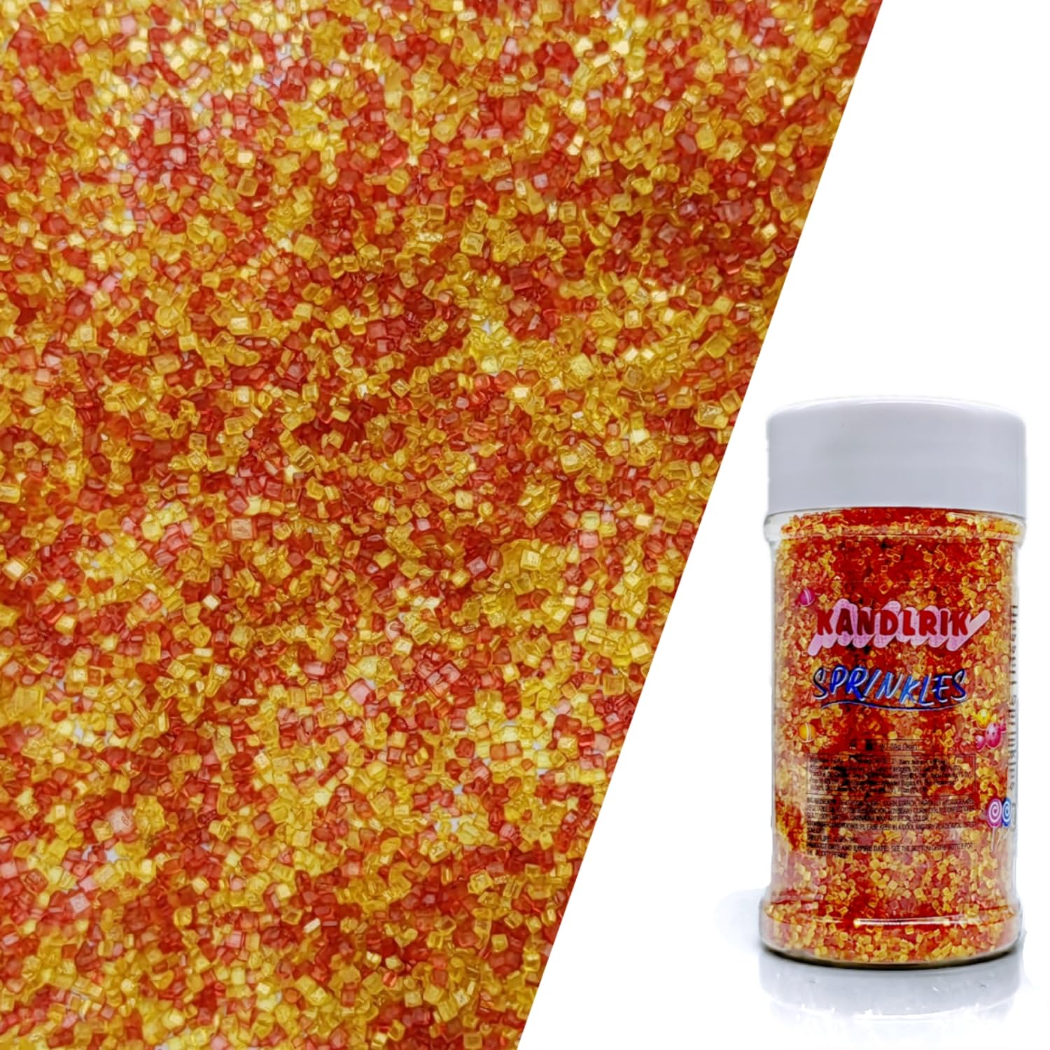 Amazon.com: Christmas Edible Sanding Sugar Sprinkles for Cookie ...