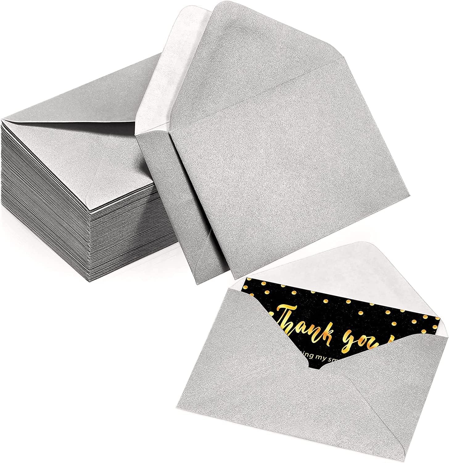 Gift Card Envelopes - 100pc Mini Envelopes, Paper Business Card ...