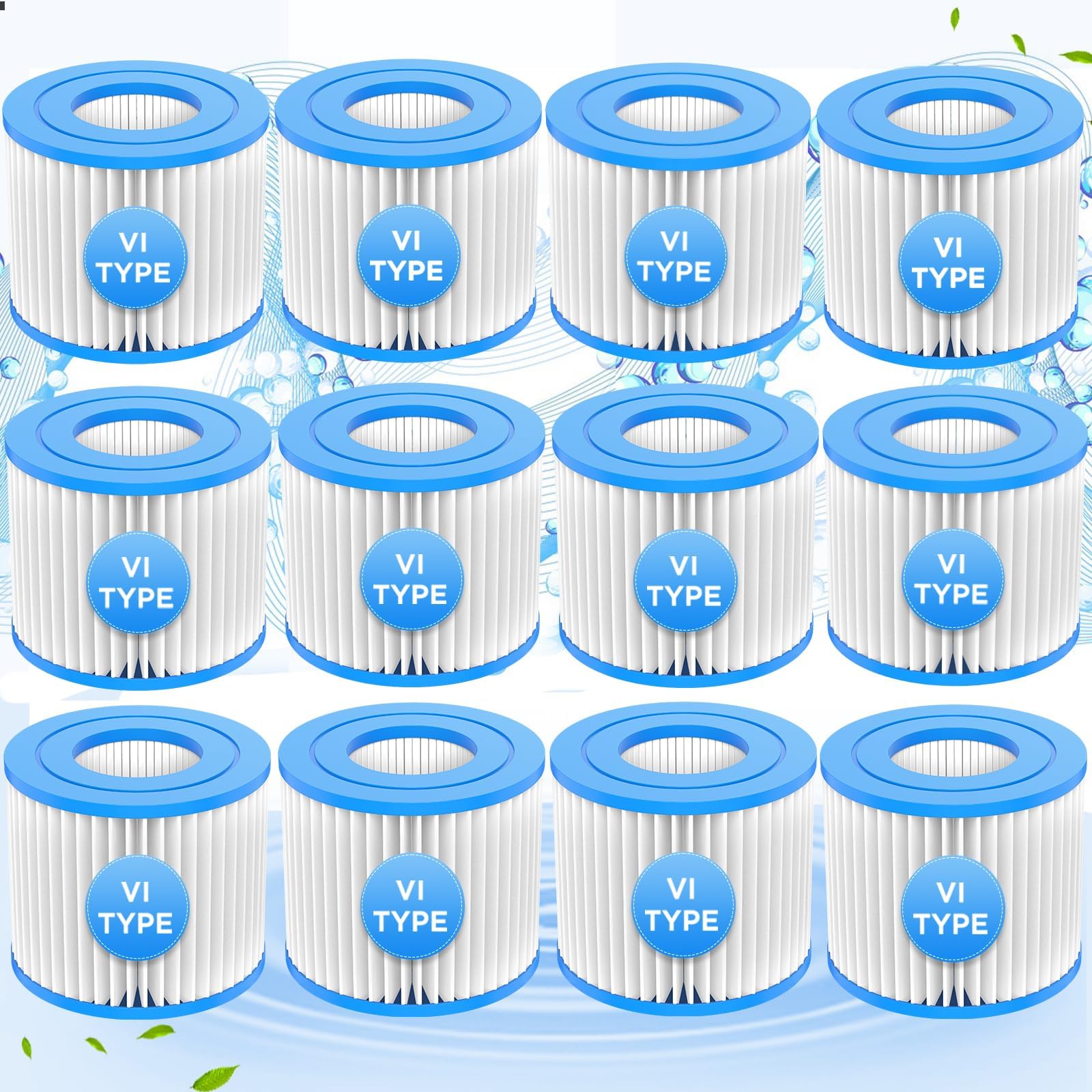 Amazon.com: Macaberry Type Ⅵ Hot Tub Spa Filter Replacement Compatible ...