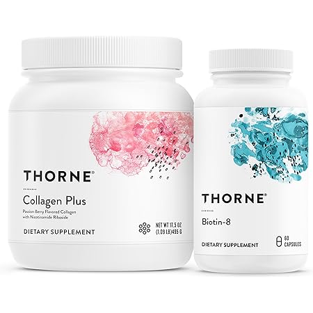 Amazon.com: Thorne Collagen Plus and Biotin 8 Bundle for Radiant Skin ...