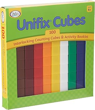 Amazon.com: Didax Educational Resources Unifix Cubes Set (100 Pack ...