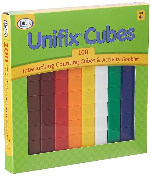 Amazon.com: Didax Educational Resources Unifix Cubes Set (100 Pack ...