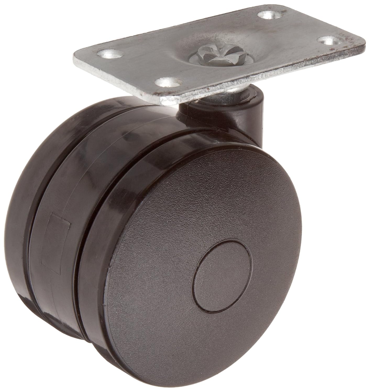 E.R. Wagner Plate Caster, Open Twin Swivel, Polyurethane Wheel, Plain ...