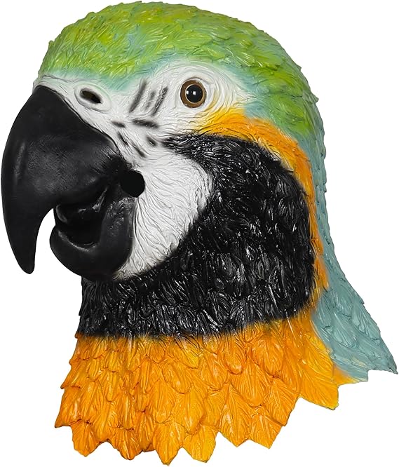 Amazon.com: SANZHIGUO Parrot Bird Head Mask Funny Mask Halloween ...