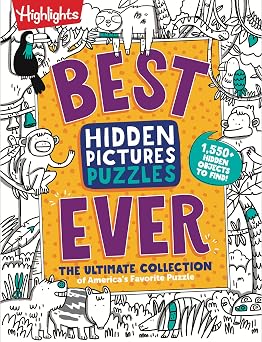 Best Hidden Pictures Puzzles EVER: 144-Page Puzzle Book with Over 1,500 ...