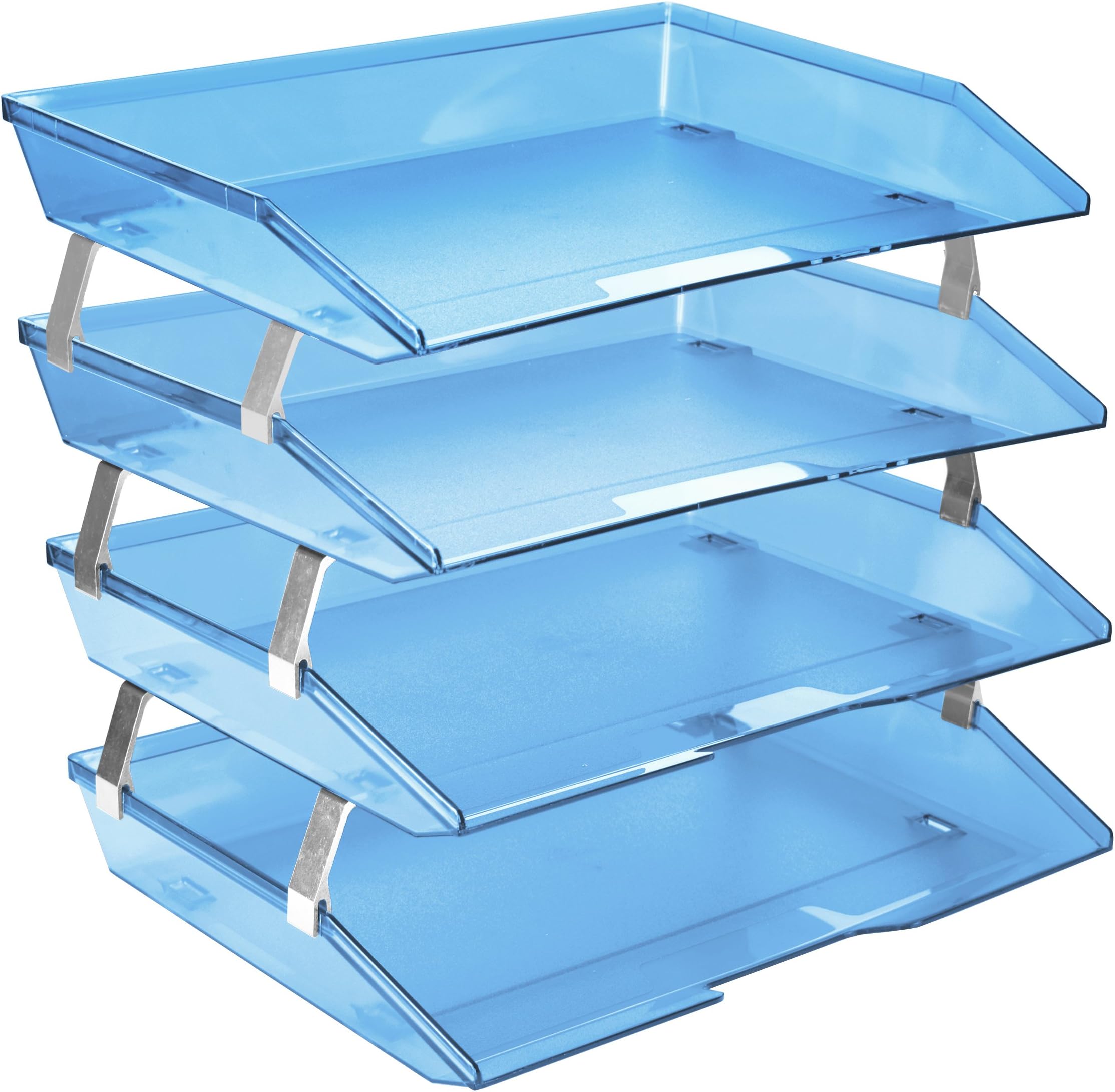 Amazon.com: Acrimet Facility 4 Tier Letter Tray, Side Load, Letter Size ...