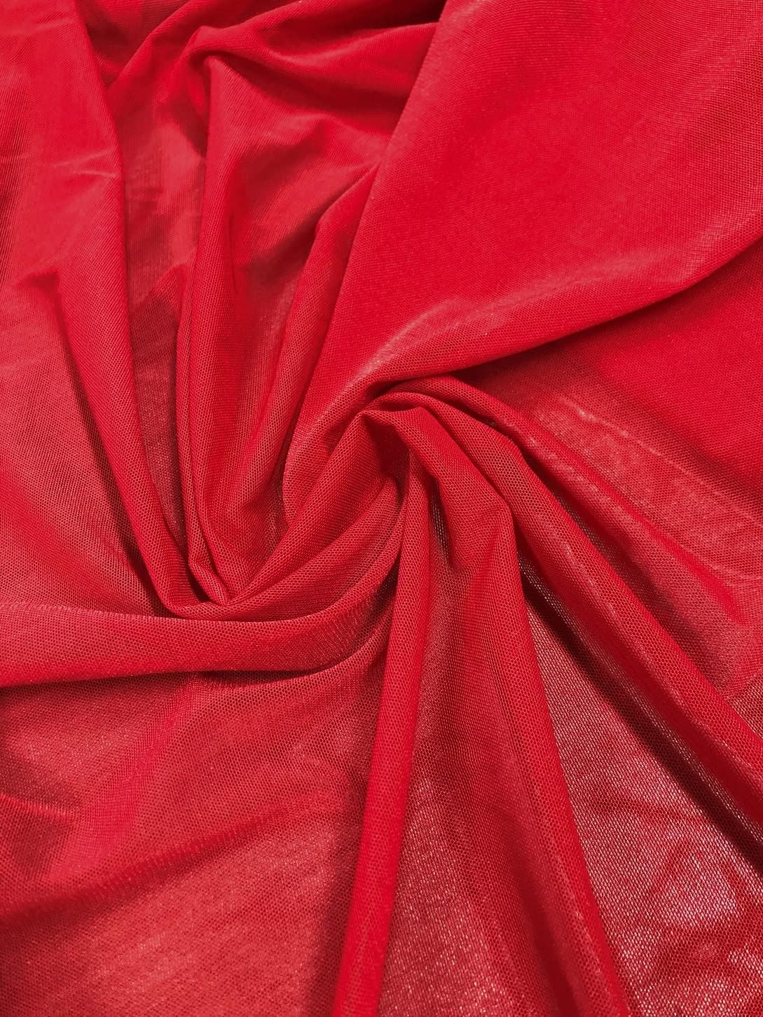 Amazon.com: Nylon Spandex 4 Ways Stretch Light Weight See-Through Mesh ...