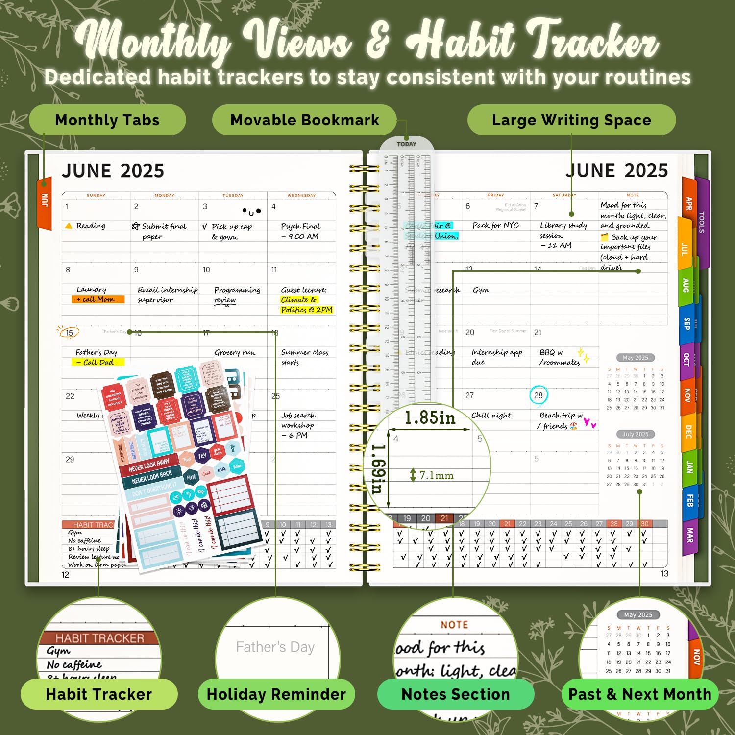 Snapklik.com : hiSCI Jun 2025-Dec 2026 Academic Monthly Weekly Daily ...