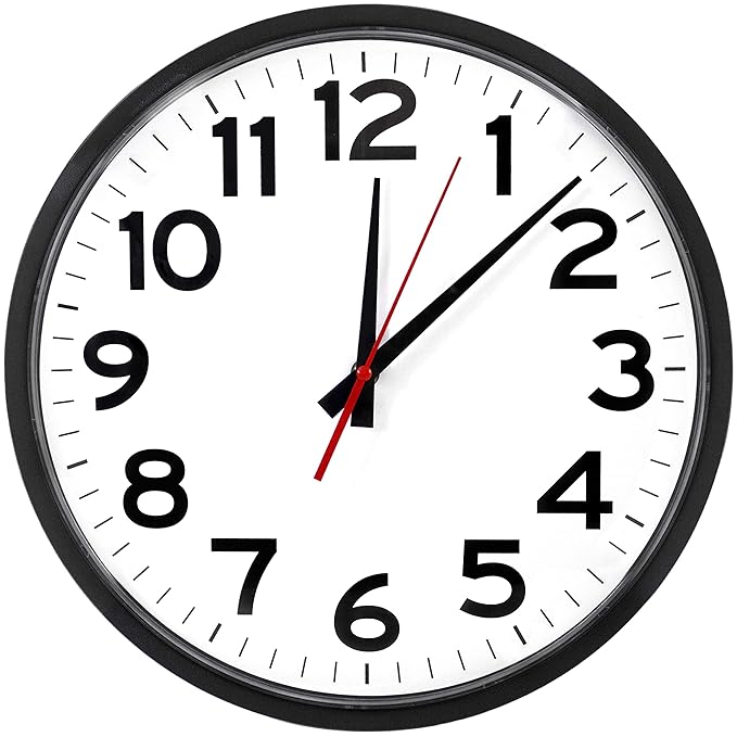 Buy The Ultimate Wall Clock Silent Analog Battery Operated Easy To Buy The Ultimate Wall Clock Silent Analog Battery Operated Easy To