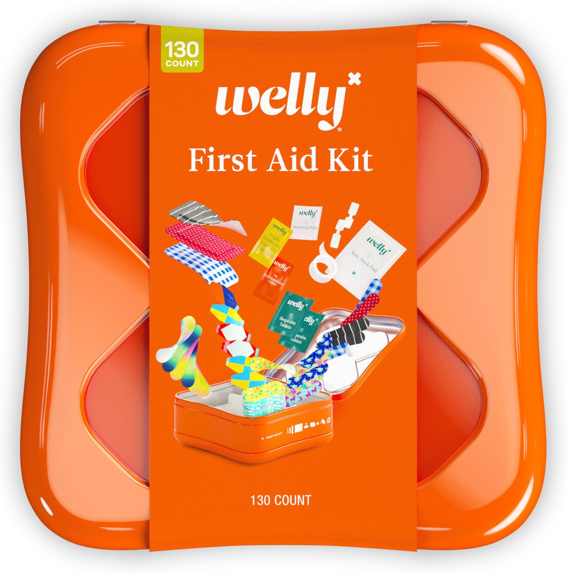 Amazon.com: Welly First Aid Kit - Adhesive Flexible Fabric and ...