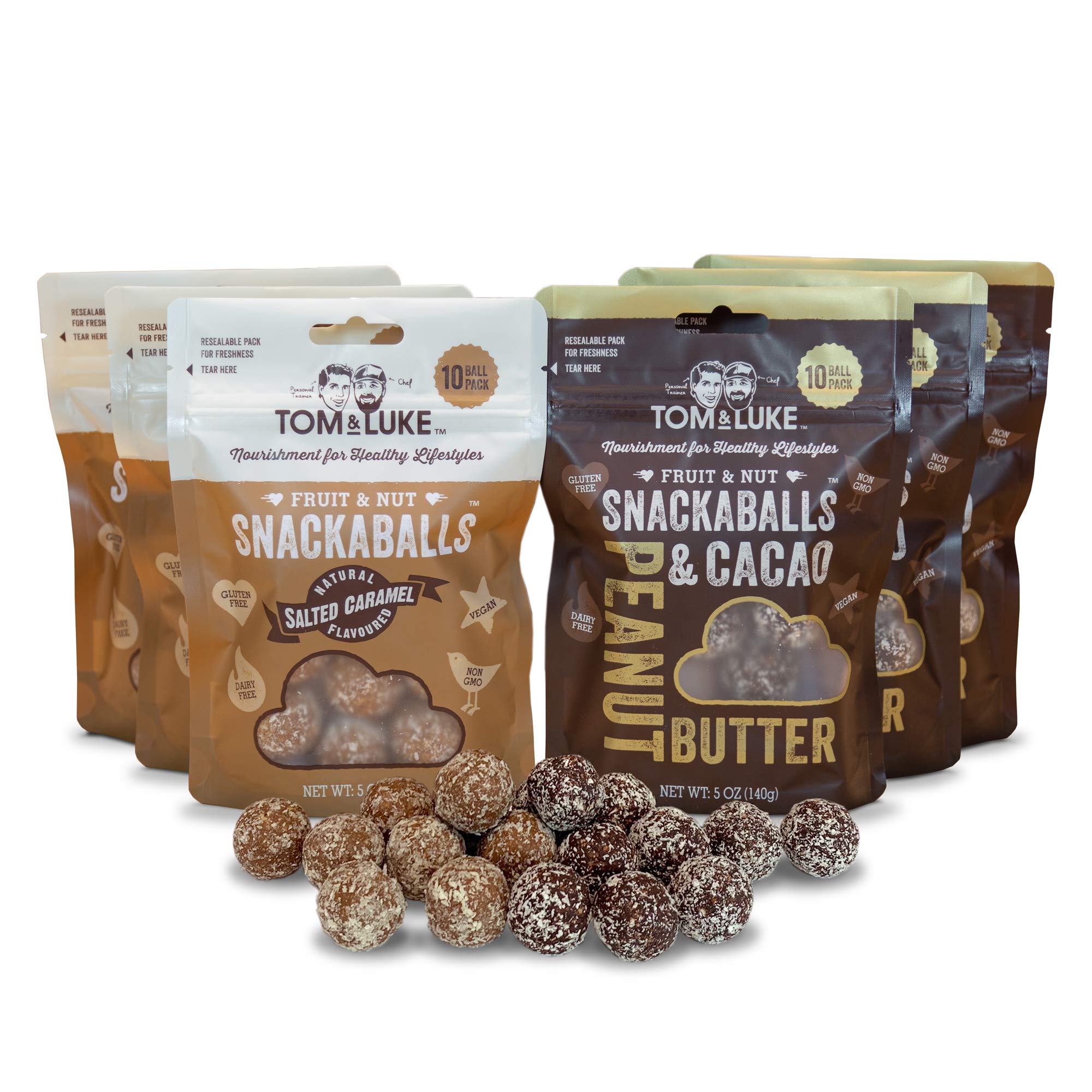 Tom Luke Salted Caramel Healthy Snack Bites, Vegan, Whole, 44% OFF