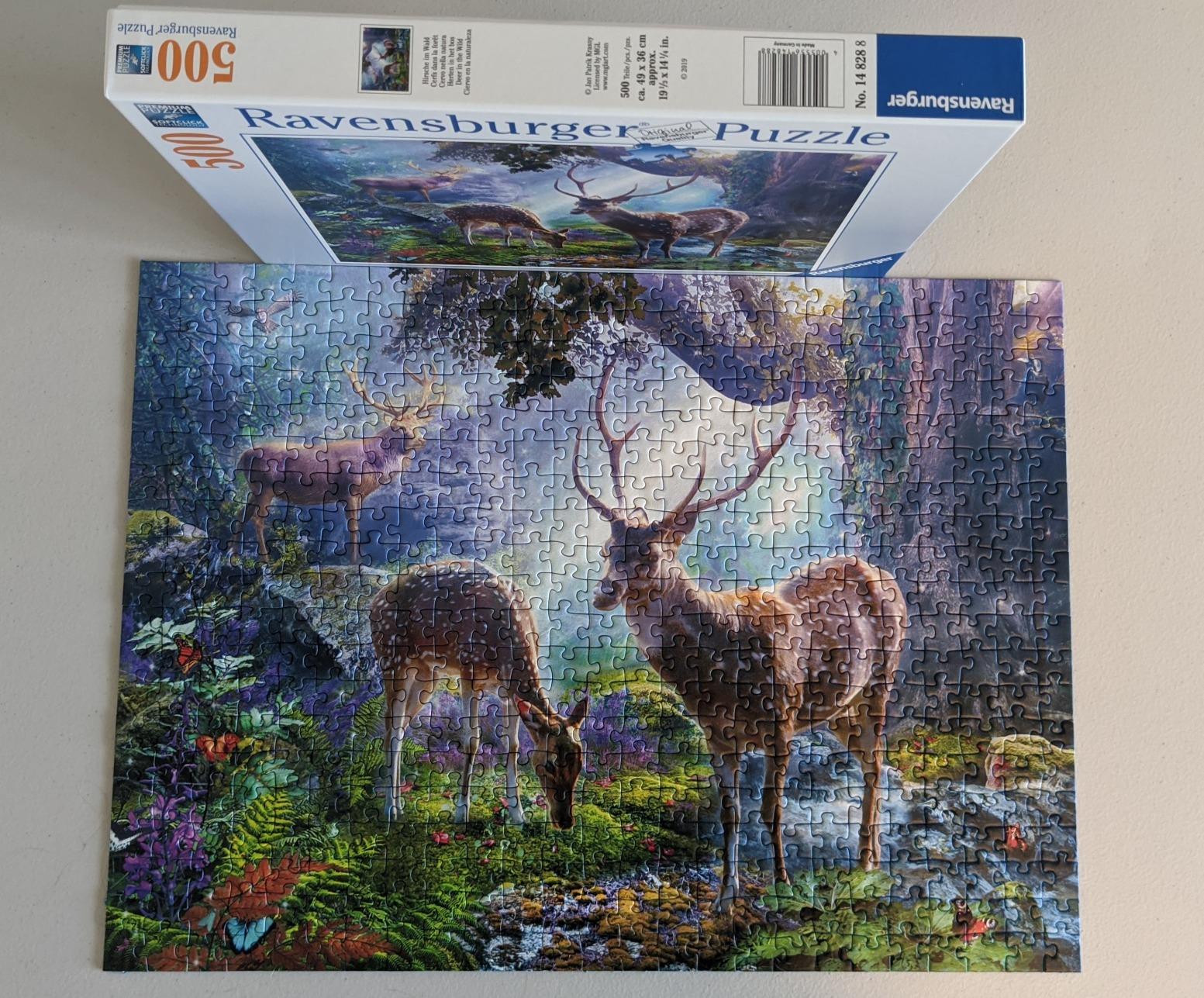 Ravensburger Deer in the Wild 500 Piece Jigsaw Puzzle for Adults & for ...